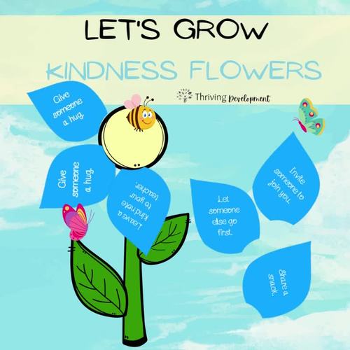 Kindness Flowers: Teach Kindness| Encourage empathy| Support classroom ...