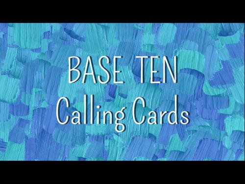 Place Value/Base Ten Two-Digit Numbers Counting Tens and Ones Blocks ...