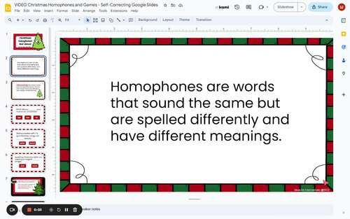 Christmas Crafts, Games, and Self-Correcting Google Slides - 5 Product ...