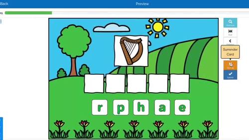 French St Patrick 's Day Vocabulary BOOM CARDS Spelling Activity SET 4