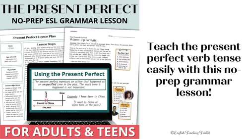 Adult ESL Grammar Worksheets, Lesson Plan and Activities - The Present ...