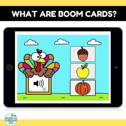 Fall Theme English Language Boom Cards Growing Bundle | TPT