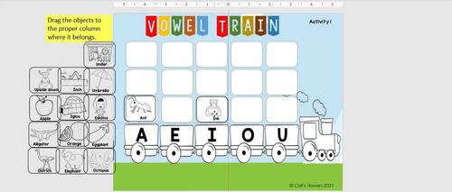 Beginning Short Vowels | Google Slides by Cat's Haven | TPT