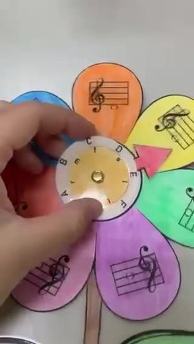 Flower treble and bass clef note worksheet by NEWNEW CHANNEL | TPT