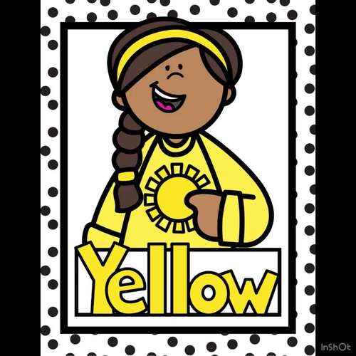 Color Word Posters for Classroom | Kids Theme | Bright & Fun Visuals