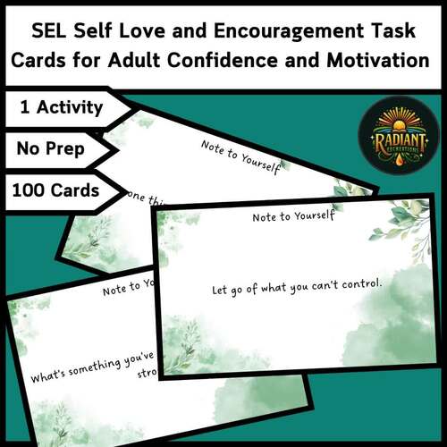 SEL Self Love Encouragement Function Cognitive Adult Speech Therapy SNF ...