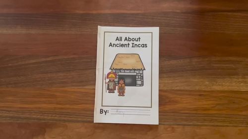 Ancient Inca Activity, Simple, Primary Ancient Civilization Interactive ...