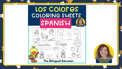 Colors in Spanish - The Colors in Spanish | TPT