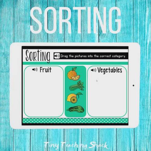 Sorting Boom Cards | Distance Learning by Tiny Teaching Shack | TPT