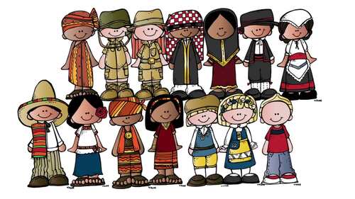 World Kids clip art 3 Around the world clip art COMBO PACK | TPT