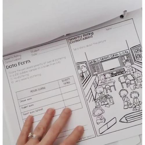 Speech Therapy Baseline Data Collection Tool for Fluency | Stuttering