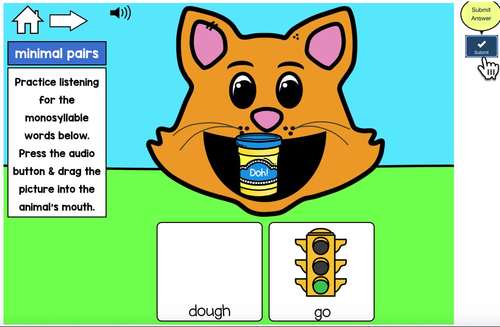 Auditory Training BUNDLE: Feed the Animals by The Chatty Classroom