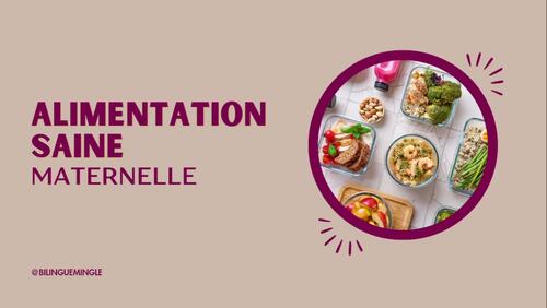 Health Tales: Alimentation Saine - Maternelle/Jardin by Bilingual Mingle