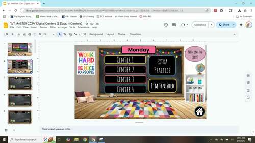 Digital Centers - Google Slides - Any Grade or Subject - ELA - Math ...