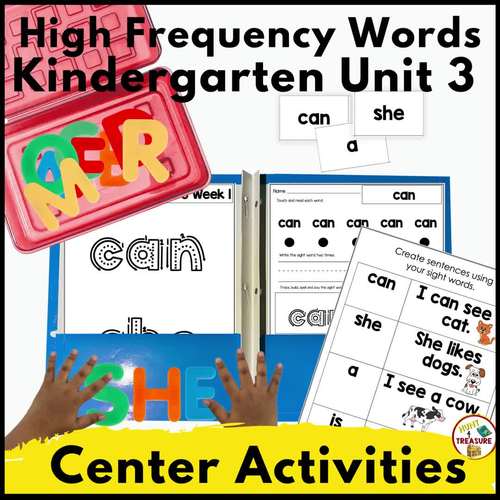 Benchmark Advance High Frequency Word Activities | Kindergarten Unit 3