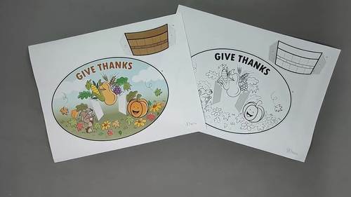 Thanksgiving 3D Craft - Giving Thanks by 10 Minutes of Quality Time