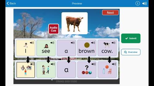 I SEE Farm Animals Boom™ Sentences-Expand Utterances with Color-Photo ...