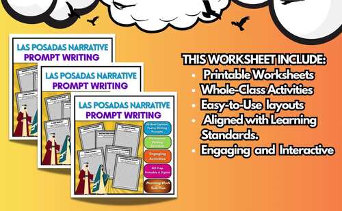 Las Posadas Narrative Writing Prompt Activities Morning Work 4th,5th ...