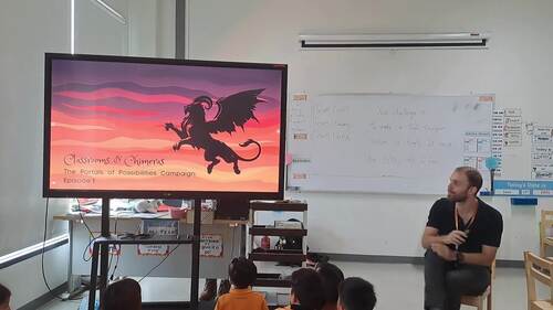 Classrooms & Chimeras Campaign Dungeons and Dragons UInspired Board Game