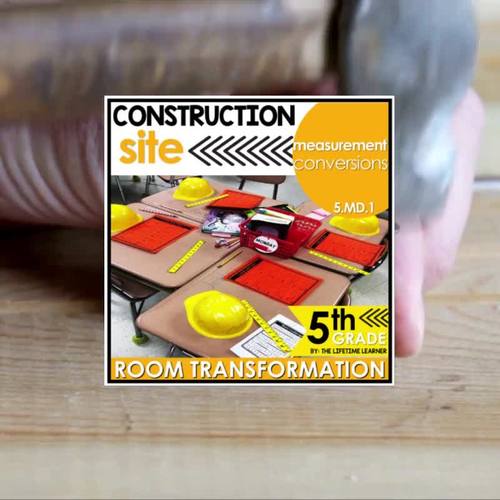 Measurement Conversions | Construction Room Transformation | TpT