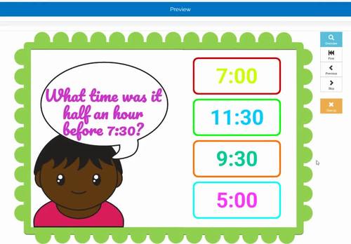 Time Before and After Boom Cards 1st Grade Digital Math Centers | TPT