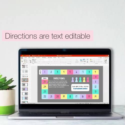 Commercial Use Editable Gameboard Template Google Slides and Powerpoint ...