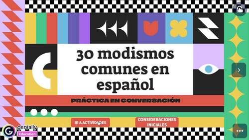 30 Modismos Comunes en Español-Práctica en Conversación by ActividadesELE