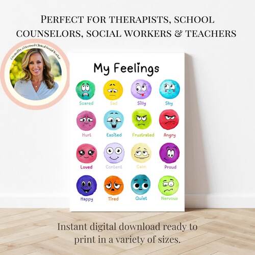 Feelings Poster, Calming Techniques, Calming Corner, Feelings Printable ...