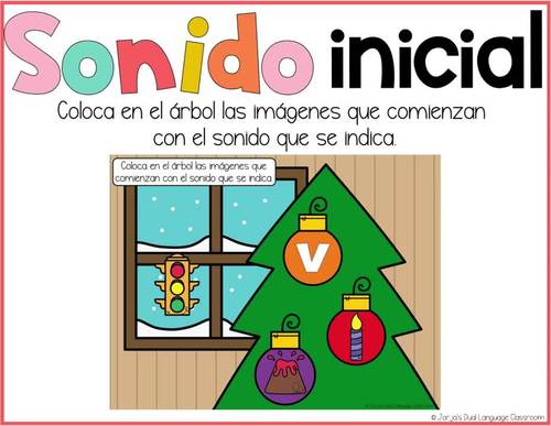 Centros digitales lectura diciembre Centers in Spanish | TPT