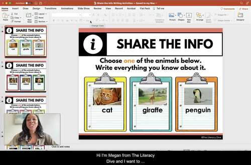 Animal Informational Writing Prompts for 2nd 3rd 4th 5th Grade Creative ...