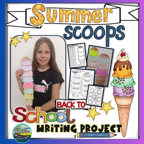Our Summer Scoops Craftivity | Back to School | First Day of School