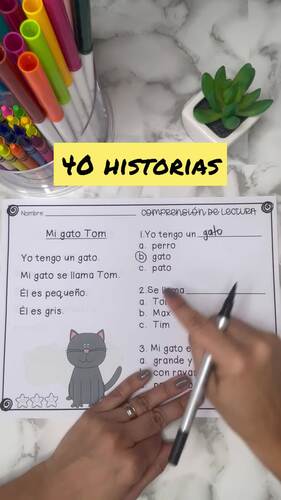 Comprensión de Lectura | Nivel Inicial en Google Slides | Lecturas Cortas