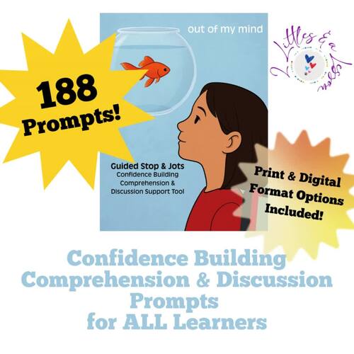 Reading Comprehension for Novel Studies | Out of Mind | Print & Digital
