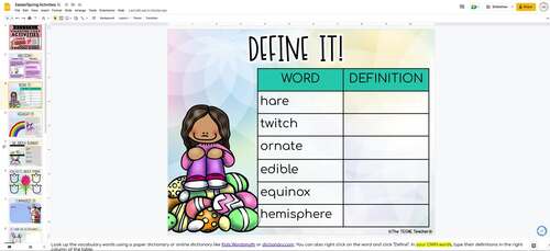 Digital Easter | Spring Activities in Google Slides™ by The Techie Teacher