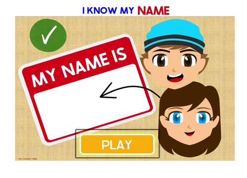 I KNOW MY NAME- STUDENT DIGITAL NAME SPELLING AND TYPING PRACTICE BOOM ...