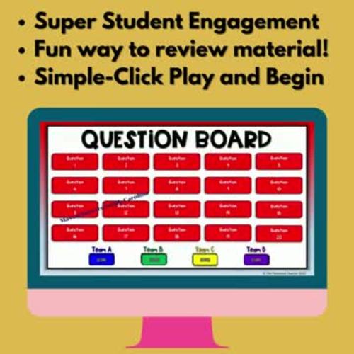 U.S. Geography States Digital Game Activity by The Hammock Teacher