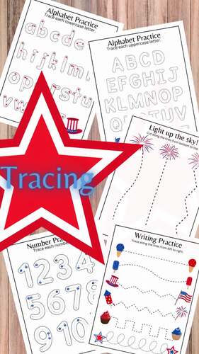 4th of July Early Elementary Activity Pack for Homeschool or Classroom