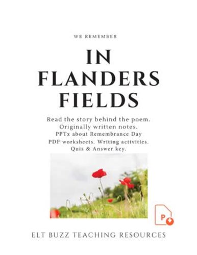 In Flanders Field. Remembrance Day poem. Reading. Poetry. War. Peace ...