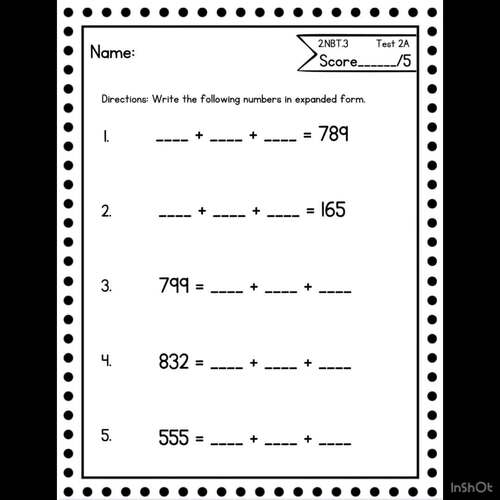 2nd Grade Standards-Based Math Assessment Bundle – Numbers Within 1000