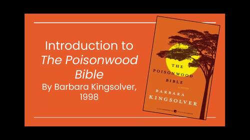 The Poisonwood Bible Intro Bundle | Slides & Group Research Project ...