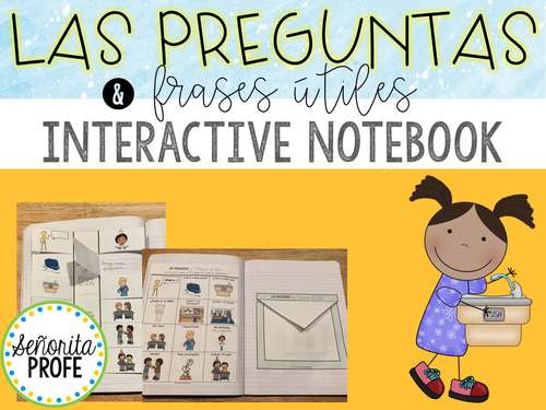 Las Preguntas / Spanish Classroom Questions and Phrases Interactive ...
