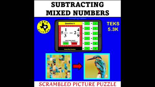 Subtracting Mixed Numbers – Digital Bundle by Sunny Boy Creations