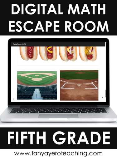 5th Grade Math Digital Escape Room | 5.NF.4 - Interpreting Fractions as ...