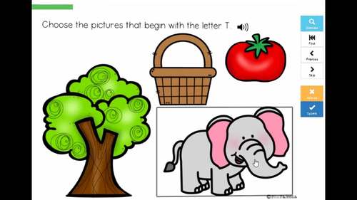 Letter of the Week T (Boom Cards™) by Miss Faleena | TPT
