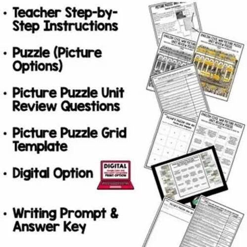 Elements, Compounds, Reactions Activity Picture Puzzle Physical Science ...