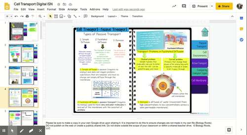 Digital Cell Transport by Biology Roots | TPT