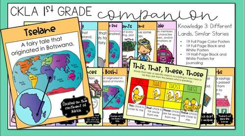 CKLA Knowledge 1st Grade Domain 3 Companion: Different Lands, Similar ...