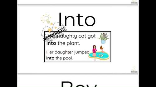 Open Court Sight Word & Sentences Slideshow/Flashcards-Unit 8 (1st gr)
