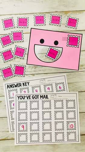 Valentine's Addition and Subtraction to Ten - Within 10 - Feed Me ...