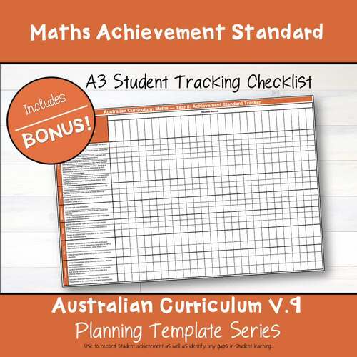 V9 Australian Curriculum MATHEMATICS YEAR LEVEL PLAN Template - YEAR 6